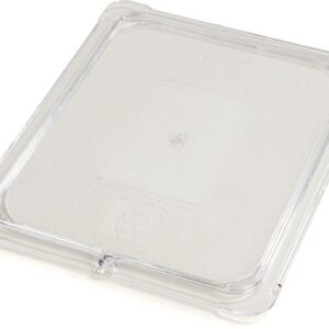 Carlisle FoodService Products 10236U07 StorPlus Half Size Polycarbonate Universal Flat Surface Food Pan Lid, Clear