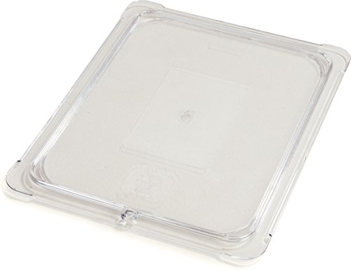 Carlisle FoodService Products 10236U07 StorPlus Half Size Polycarbonate Universal Flat Surface Food Pan Lid, Clear