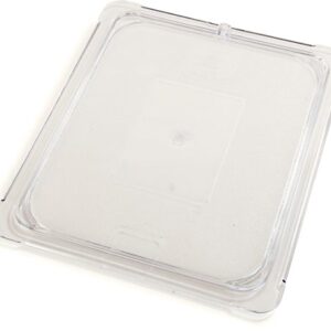 Carlisle FoodService Products 10236U07 StorPlus Half Size Polycarbonate Universal Flat Surface Food Pan Lid, Clear