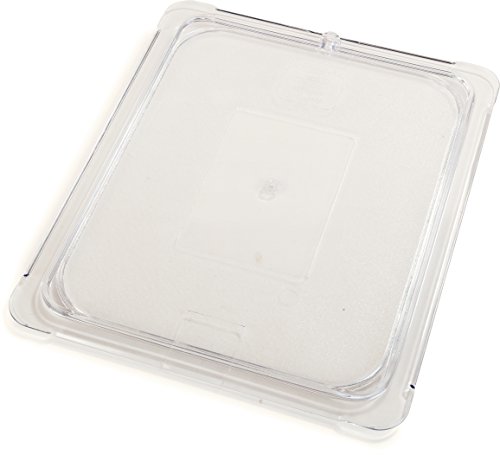 Carlisle FoodService Products 10236U07 StorPlus Half Size Polycarbonate Universal Flat Surface Food Pan Lid, Clear