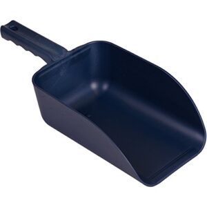 remco 6500md3 blue polypropylene md metal detectable hand scoop, 82 oz.