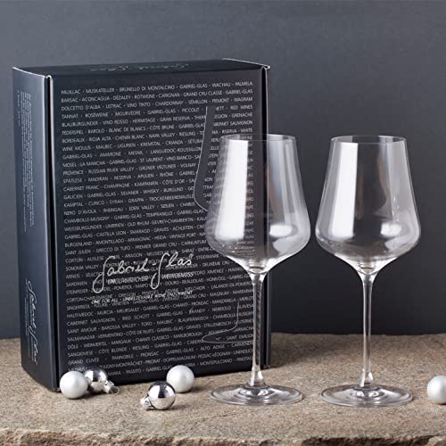 Gabriel-Glas, Austrian Lead-Free Crystal Wine Glasses, StandArt Edition, Gift Box, Set of 2