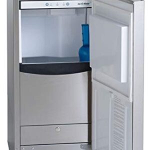 Ice-O-Matic GEMU090 Pearl Self-Contained Ice Machine with Air Condensing Unit Pure Ice Technology 115 Volt Plug-In and Quiet Operation in Stainless Steel