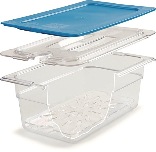 Carlisle FoodService Products 1021507 StorPlus Full Size Polycarbonate Drain Shelf, Clear