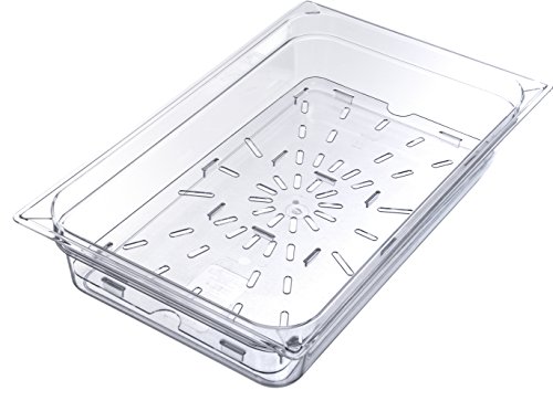 Carlisle FoodService Products 1021507 StorPlus Full Size Polycarbonate Drain Shelf, Clear