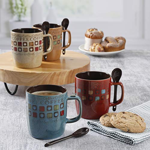 Mr. Coffee Mug, 8 Piece Set, Cafe Americano