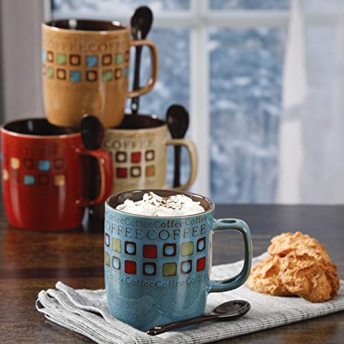 Mr. Coffee Mug, 8 Piece Set, Cafe Americano