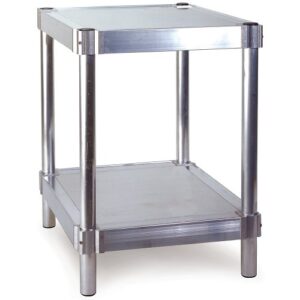 pvifs a202424-2 equipment stand with 2 adjustable solid shelves, 400 lbs shelf capacity, 24" length x 20" width x 24" height