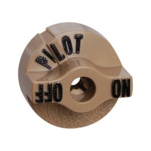 frymaster llc 8100109 valve knob;1-1/4 d off-pilot-on