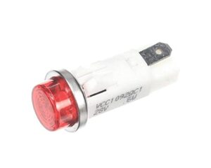 blodgett light, ind. 28v red, round