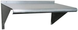 universal ws1848 - stainless steel wall shelf - 18" x 48"