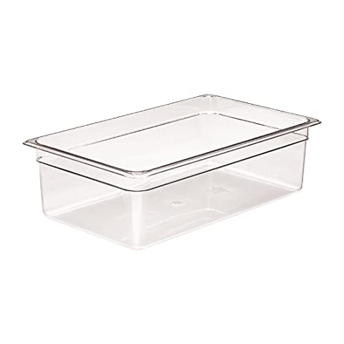 Cambro 16CW135 Food Pan 1/1 X 6" Camwear Clear Case qty 6