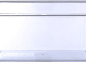 Carlisle FoodService Products 10222B07 Polycarbonate Half-Size Food Pan, 7.7 qt. Capacity, 12-3/4 x 10-3/8 x 6", Clear (Case of 6)