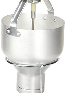 New Star Foodservice 37463 Commercial Grade Aluminum Pancake Dispenser with Stand, Silver