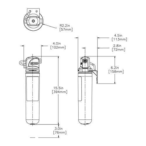 Bunn 39000.0004 EQHP-10 Easy Clear Medium/High Water System, 10,000 Gallon