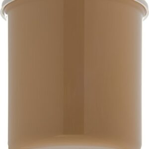 Carlisle FoodService Products Round Storage Container with Lid, 2.7 Quart Crock, Beige