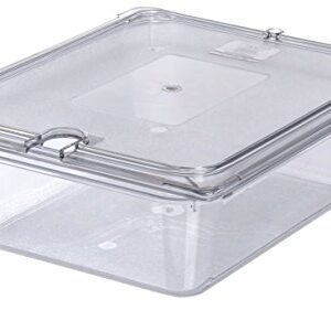 Carlisle FoodService Products 10221B07 StorPlus Half Size Food Pan, Polycarbonate, 4" Deep, Clear