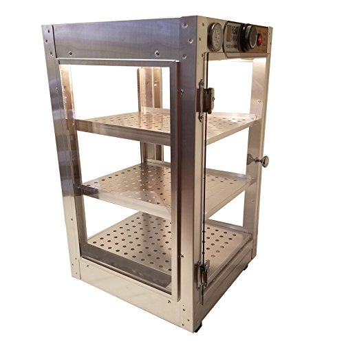 HeatMax 14x14x24 Commercial Food Warmer, Pizza, Pastry, Patty, Empanada, Hot Food, Concession, Catering, Convenience Store, Display Case - Made in USA with Service and Support