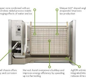 Ice-O-Matic ICEU150HA Air Cooled 185 Lb Half Cube Undercounter Machine ICE MAKER