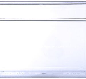 Carlisle FoodService Products Plastic Food Pan 1/4 Size 6 Inches Deep Clear