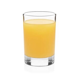 libbey heavy base juice glasses, 5.5-ounce, set of 8