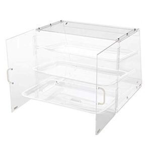 winco 3-tier pastry display case, acrylic medium