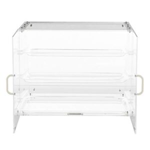 Winco 3-Tier Pastry Display Case, Acrylic Medium