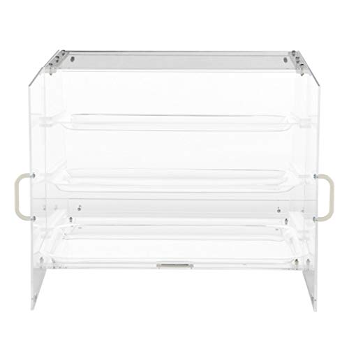 Winco 3-Tier Pastry Display Case, Acrylic Medium