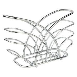 spectrum diversified flower napkin holder, chrome