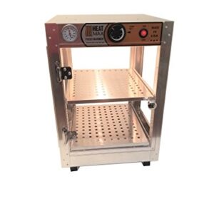 Commercial 110V Countertop Food Warmer Display Case w/ Water Tray 14x14x20 -- MADE IN USA WITH SERVICE AND SUPPORT