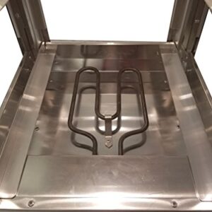 Commercial 110V Countertop Food Warmer Display Case w/ Water Tray 14x14x20 -- MADE IN USA WITH SERVICE AND SUPPORT