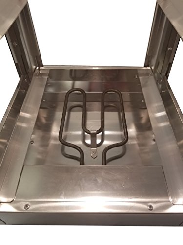 Commercial 110V Countertop Food Warmer Display Case w/ Water Tray 14x14x20 -- MADE IN USA WITH SERVICE AND SUPPORT