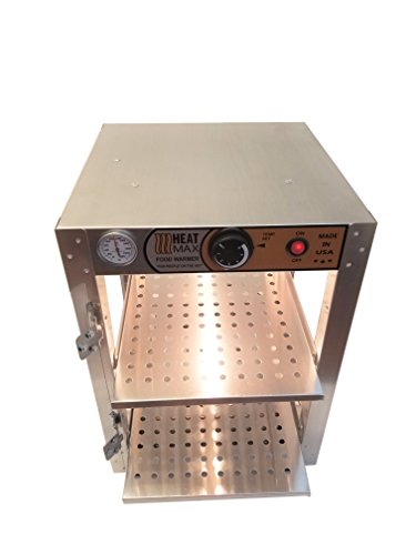 Commercial 110V Countertop Food Warmer Display Case w/ Water Tray 14x14x20 -- MADE IN USA WITH SERVICE AND SUPPORT