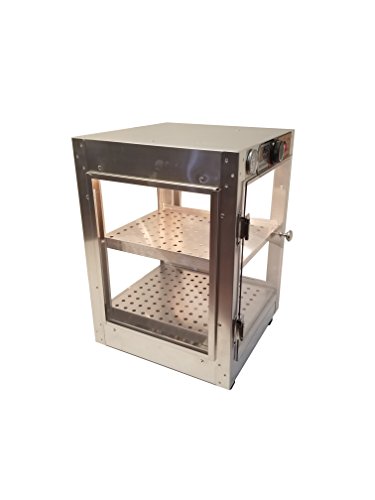 Commercial 110V Countertop Food Warmer Display Case w/ Water Tray 14x14x20 -- MADE IN USA WITH SERVICE AND SUPPORT