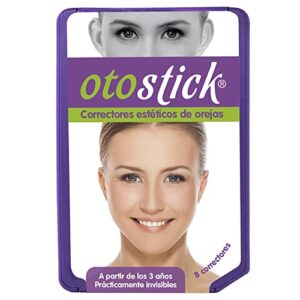 otostick - corrector cosmetico discreto de orejas sobresalientes de 8 unidades - productos correctivos para el cuidado de las orejas sin cirugia a partir de los 3 años de edad