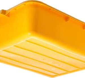 CFS N4401004 Comfort Curve Ergonomic Wash Basin Tote Box, 5" Deep, Yellow