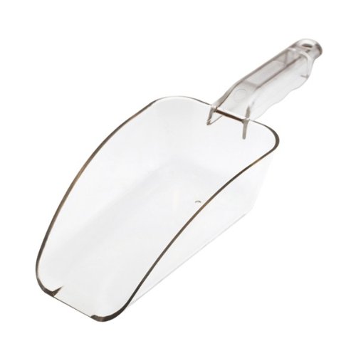 BarConic 24oz. Clear Polycarbonate Ice Scoop