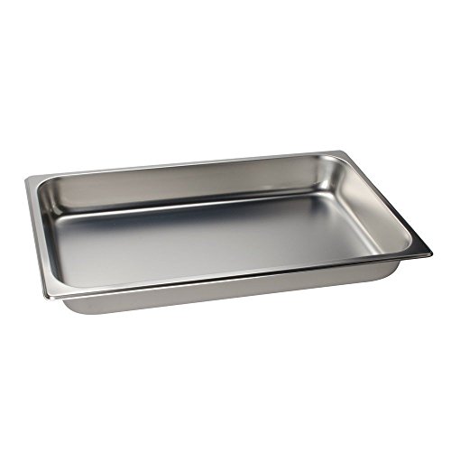 2 1/2" Deep, Full Size Standard Weight Economy Stainless Steel Steam Table / Hotel Pan