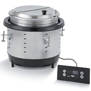 vollrath 741101dw mirage silver 11 quart drop-in induction warmer