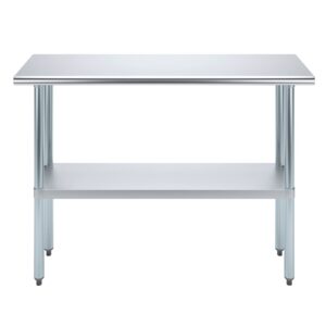 14"X48" Work Table Stainless Steel Food Prep Worktable Restaurant Supply