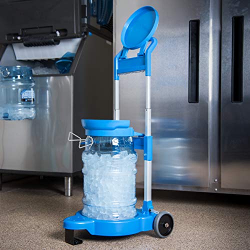 San Jamar SICART60 Saf-T-Ice Cart for use with 2 Saf-T-Ice SI6000