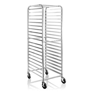 gridmann commercial bun pan bakery rack - 20 sheet