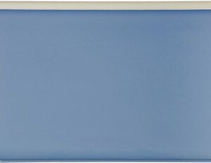 Carlisle CM1101C1402 Coldmaster CoolCheck 6" Deep Half-Size Insulated Cold Food Pan, 6 Quart, Color Changing, White/Blue