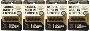 4 pack-barrel aged in a bottle oak infusion spiral-barrel age whiskey, rum, wine