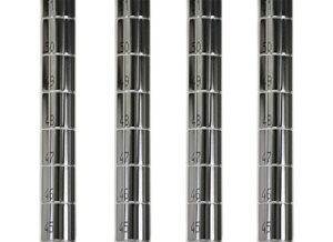 omega 4 pack of 74 high chrome poles