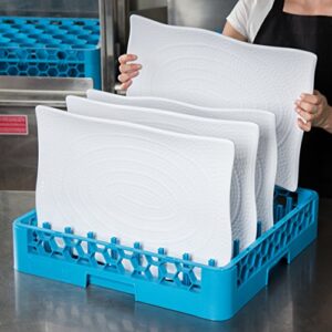 Carlisle FoodService Products OptiClean Peg Dish Rack for Commercial Washing Machines, Tall Peg Plate Rack, Blue (Pack of 6)