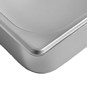 Chef's Supreme 4" Deep Full Size Stainless Steam Table Pan, Each… (4" Deep)