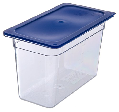 Carlisle FoodService Products Plastic Food Pan 1/3 Size 8 Inches Deep Clear