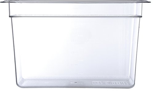 Carlisle FoodService Products Plastic Food Pan 1/3 Size 8 Inches Deep Clear