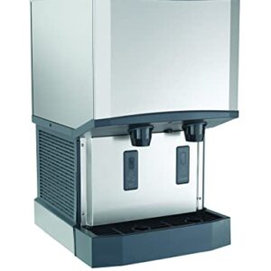 Scotsman HID525A-1 Meridian Nugget Ice & Water Dispenser, 25-Pound Capacity, Stainless Steel, 115-Volts, NSF